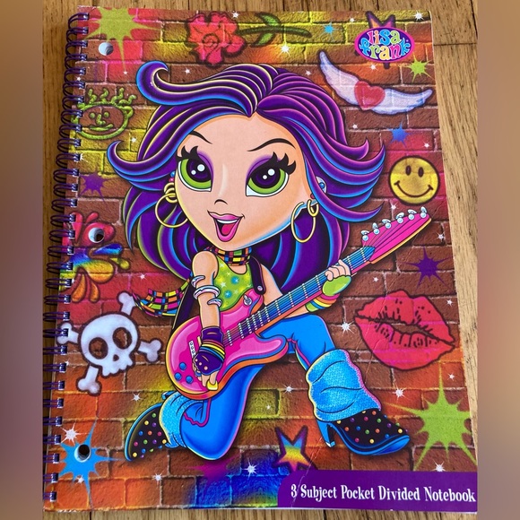 Lisa Frank | Office | Lisa Frank 3 Subject Pocket Notebook Divided ...